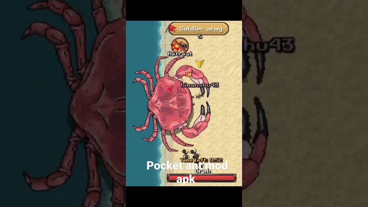 pocket ant mod menu apk