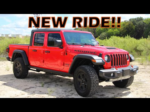 NEW RIDE!! - 2022 Jeep Gladiator Mojave with 6-Speed Manual