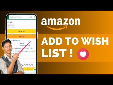 How To Add To Wish List On Amazon !