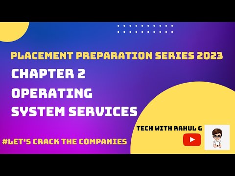 Placement Preparation Series 2023 | Operating Systems By Abraham Silberschatz | OS Services