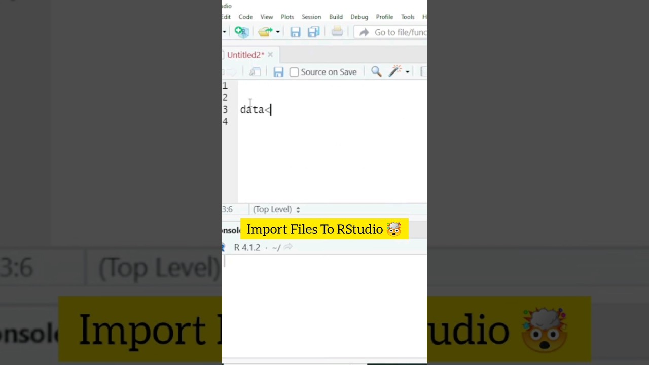 Import Files To Rstudio#rprogramming