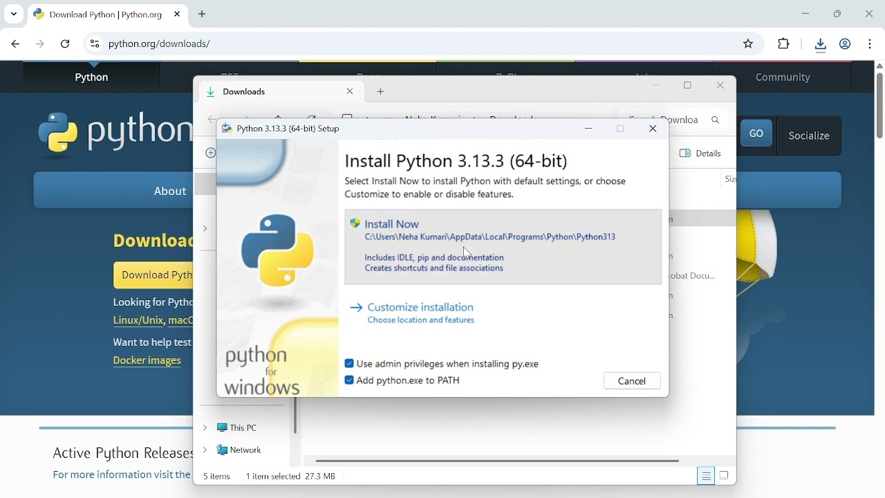 Download and install Python easy steps