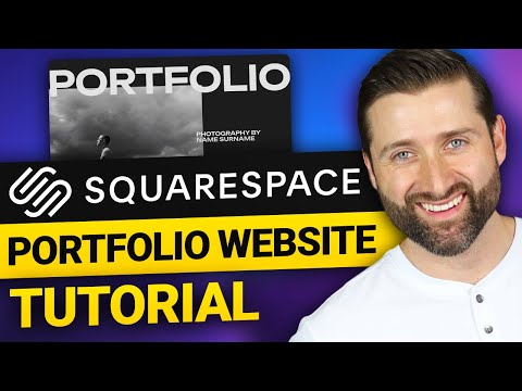 How to build a stylish website? | Squarespace portfolio website tutorial