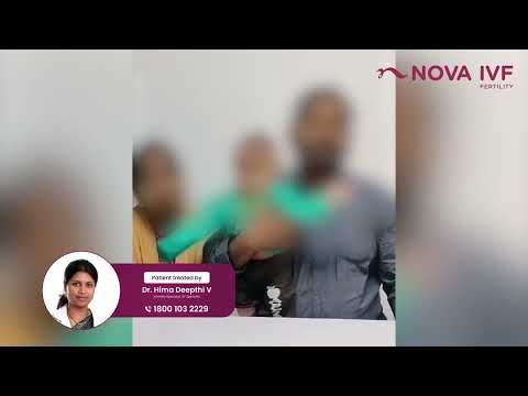 The couple conceived after IVF treatment by Dr. Hima Deepthi, IVF specialist, Nova IVF Hyderabad
