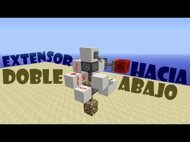 Double extensor downward Minecraft Map