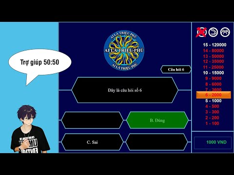 Game PowerPoint - Ai là triệu phú - Who Is The Millionaire