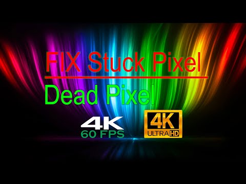 Dead Pixel Test-FIX Stuck Pixel  1 HOUR FULL 4K HD -2022