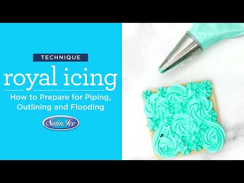 Preparing Royal Icing