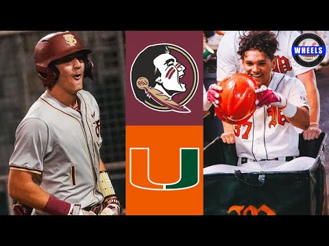 #5 Florida State vs Miami (G1) | 2025 College Baseball Highlights