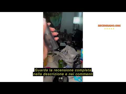 Recensione del VINABON 2024 Electric Bottle Opener - Rechargeable Corkscrew with Foil Cutter, Automa