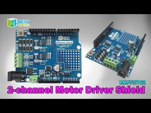 [Output Modules | Motion] 2-channel Motor Driver Shield BMP73T102