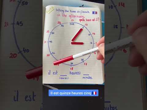 How to tell the time in French! Part 3