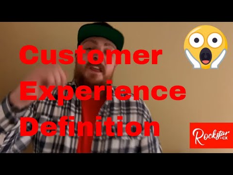 Definition of Customer Experience #cx #ccxp #acxp #outsidein #acx #customerexperience #CXdefinition