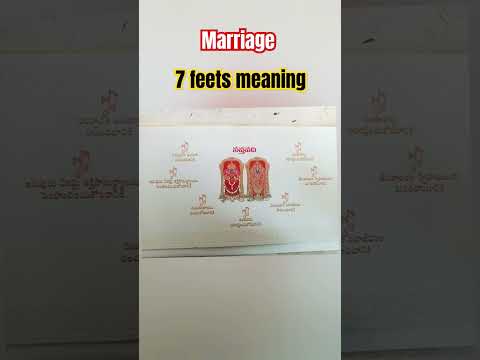 Marriage 7 feet's meaning in telugu, 7adugula meaning in telugu #love #marriage #life
