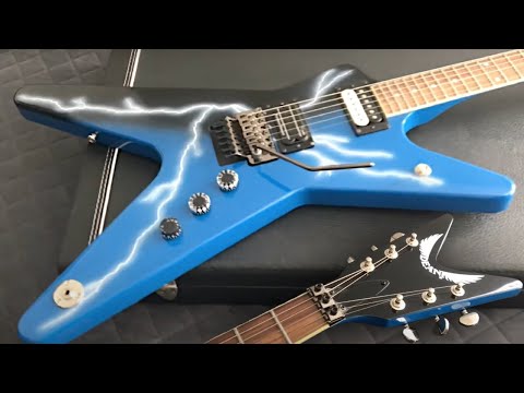 Dean Dimebag Dean From Hell ML CFH Lightning Bolt Graphic Commemorative ...