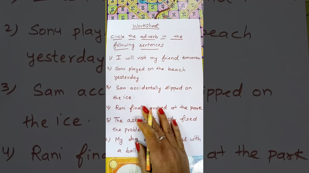 circle the adverb[5]