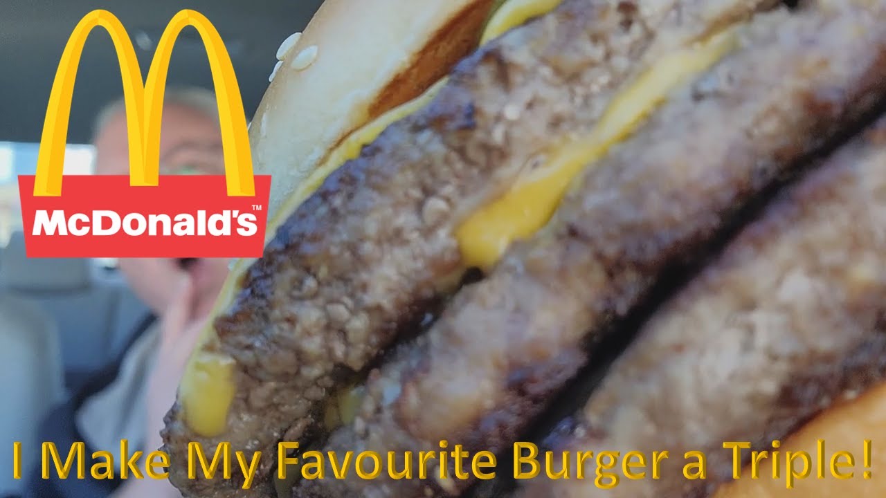 Another Triple Burger Review -  McDonald's Triple Quarter Pounder With Cheese.
