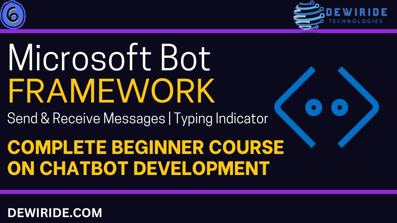 6. How to Send & Receive Messages in Microsoft Bot Framework SDK C# | Implement Typing Indicator