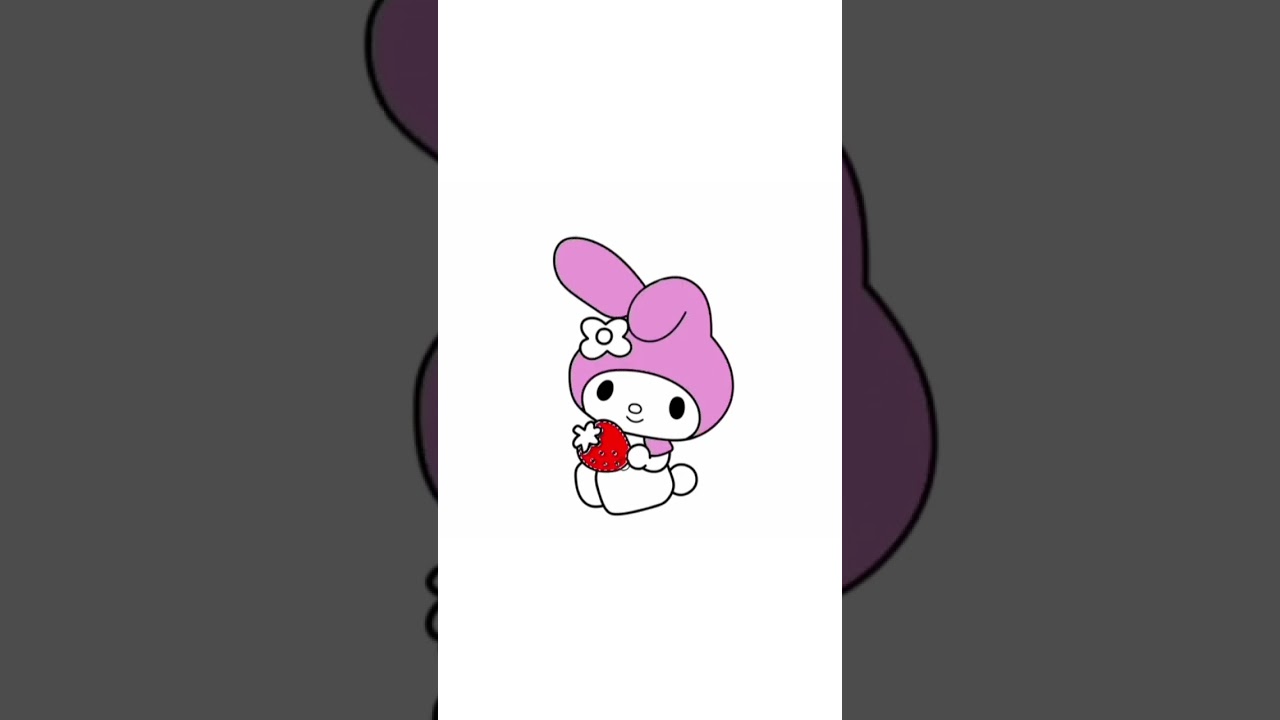 My Melody coloring page #sanrio #mymelody #coloring