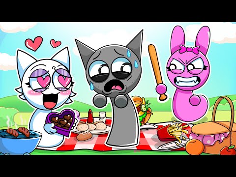 Pinki & Wenda BATTLE for Gray's Love?! Incredibox Sprunki Animation