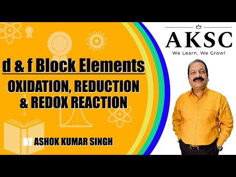 Definition- Oxidation, Reduction and Redox Reaction Video Lecture - JEE
