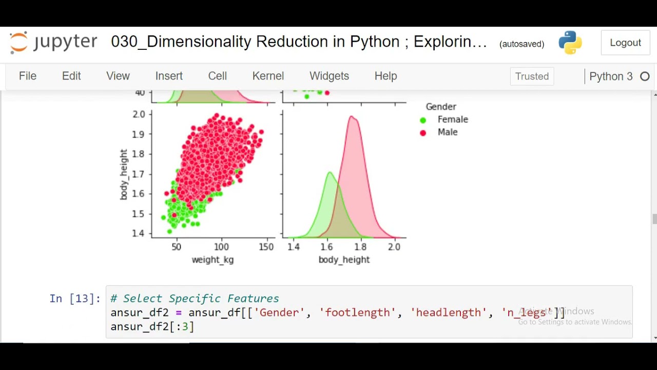 Dimensionality Reduction in Python | Exploring high Dimensional Data