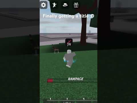Getting a title in TSB :D #robloxthestrongestbattlegrounds