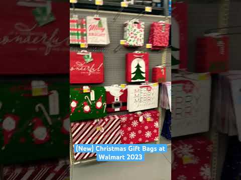 (New) Christmas gift Bags at Walmart 2023