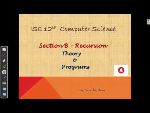 Recursion – Java Programming – Java Programs -ISC & ICSE