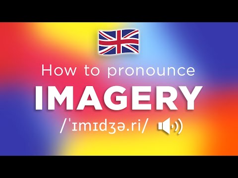 How To Pronounce Imagery (100% NATIVE Speaker!!)