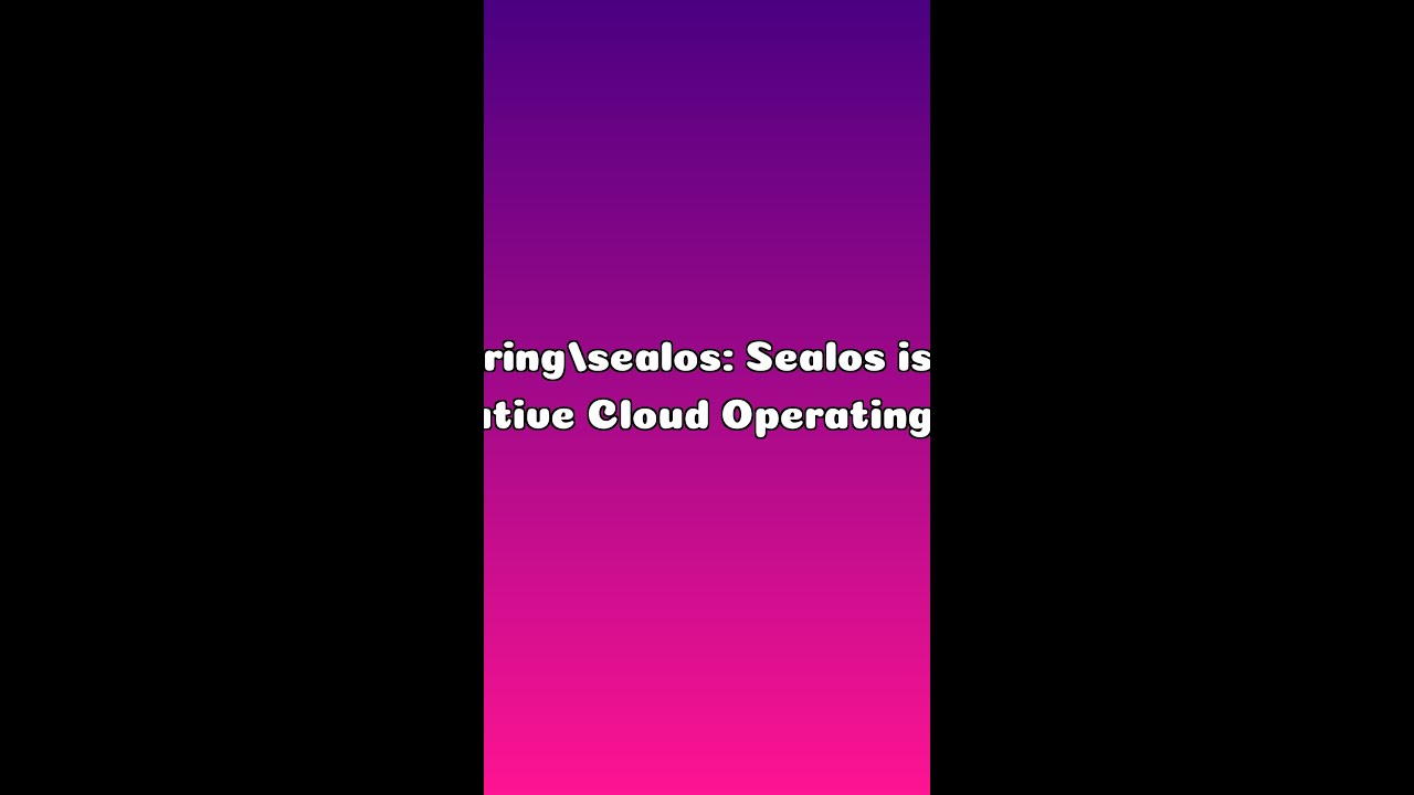 labring/sealos: Sealos is an AI-native Cloud Operating System built on Kubernetes that unifies the e