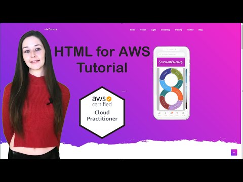 HTML for the AWS Practitioner Exam