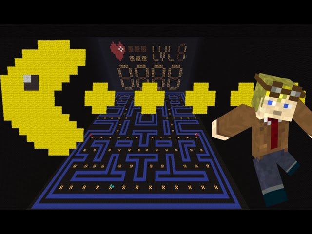 Pacman in Minecraft Minecraft Map