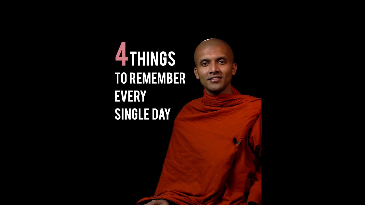 4 Things To Remember Every Single Day #Shorts | Buddhism In Eng