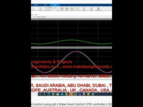 Single tank water level control using pid _ Water level Control _ PID controller _ Simulink