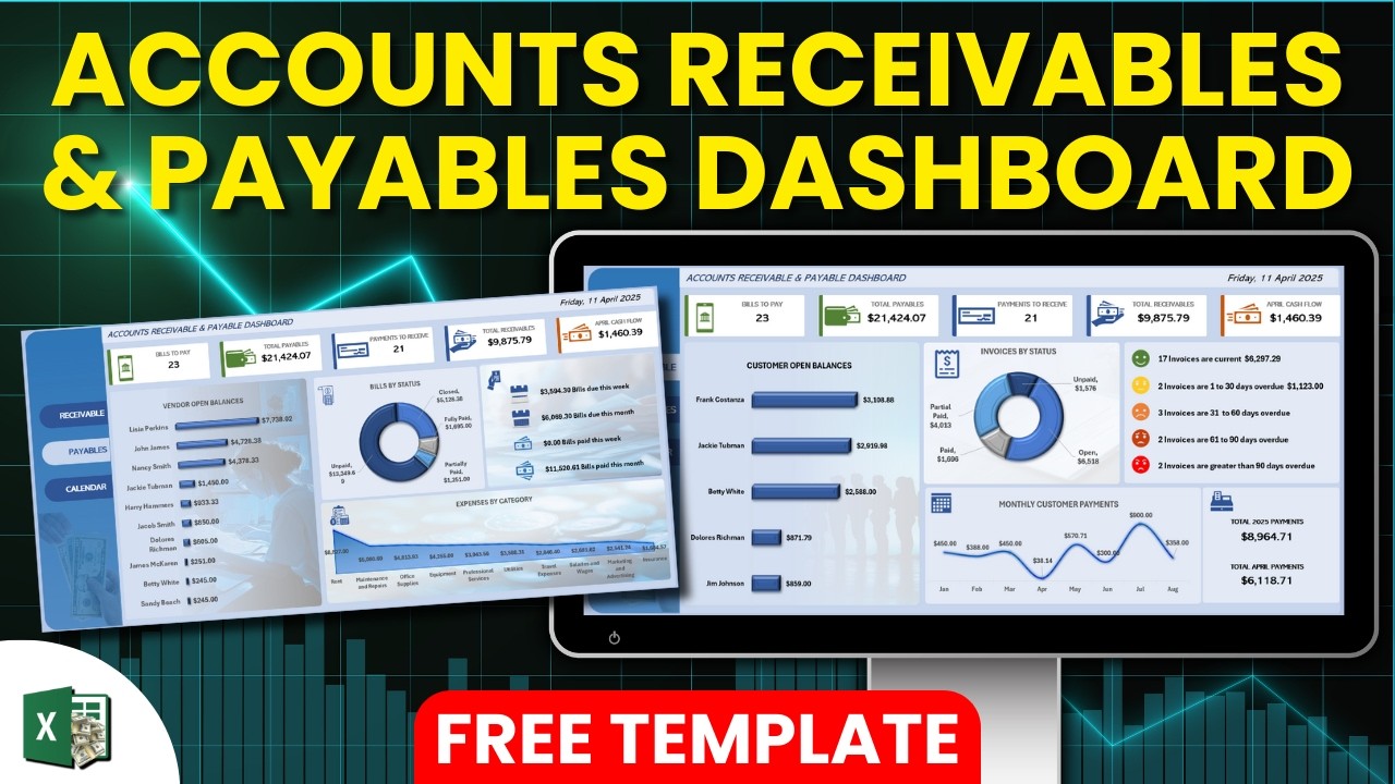 The Ultimate Accounts Receivables & Payables Dashboard – From Scratch