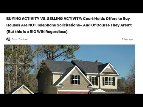 Is it illegal to cold call sellers and offer to buy their home?