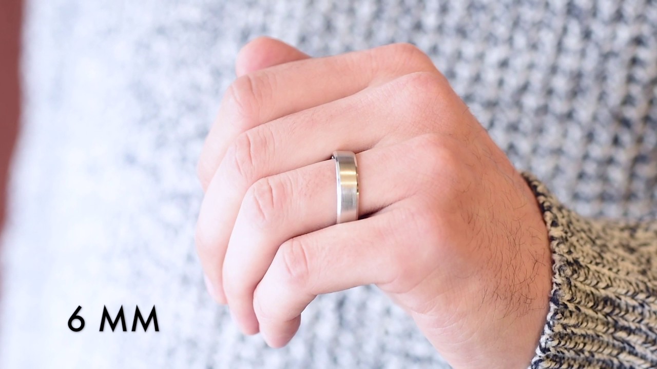 Men's Wedding Bands - Which Width Is Right For You?
