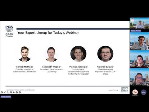 PDA DACH Chapter: Visual Inspection Webinar