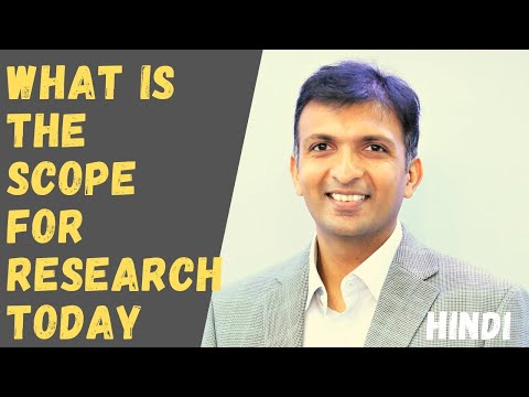 What is the scope for research as a career