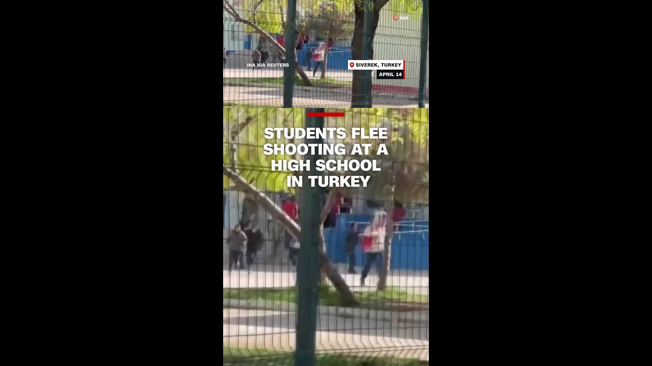 Students flee shooting at high school in Turkey