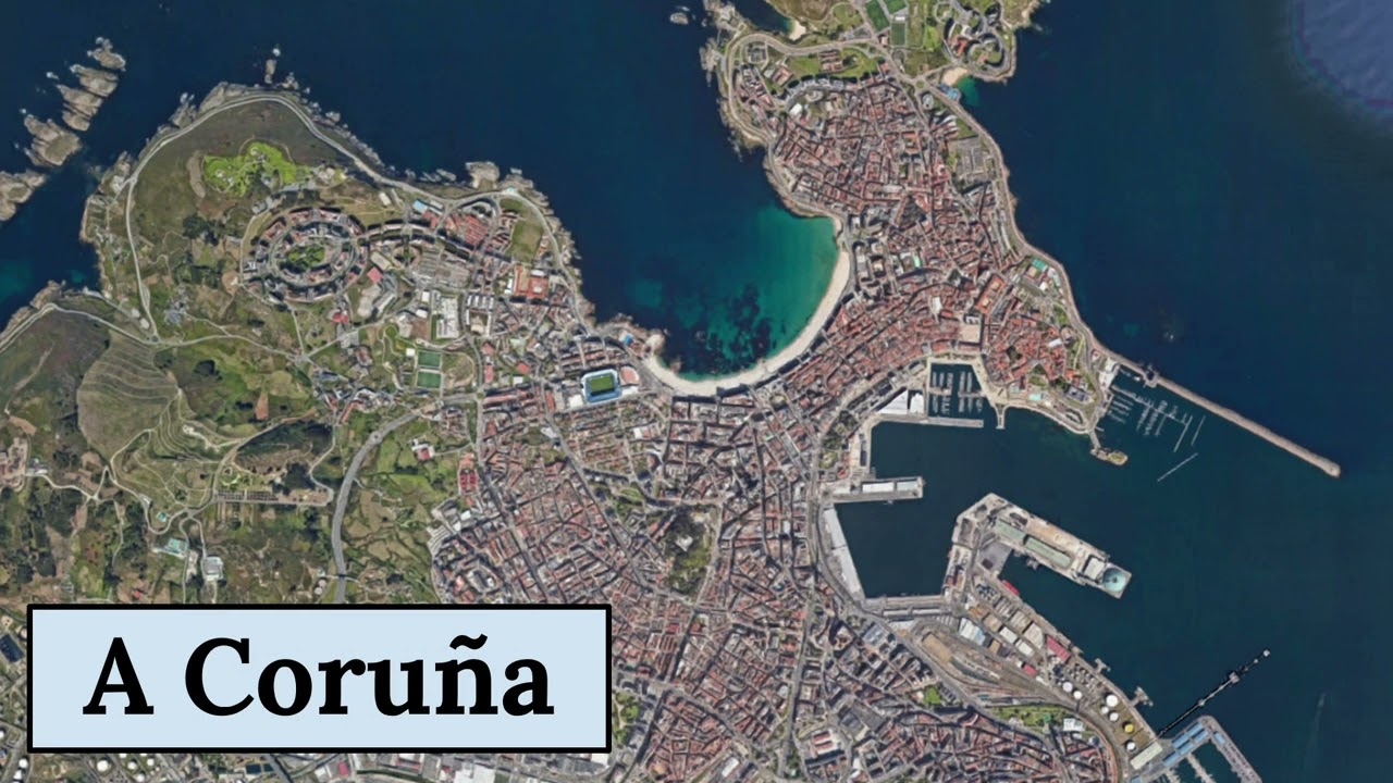 🇪🇸 GEOGRAPHY OF A Coruña in 1 minute 🗺️