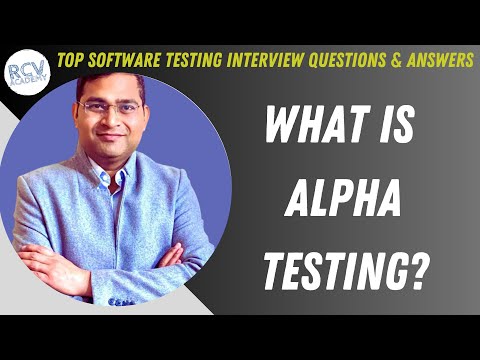 What is Alpha Testing? | Software Testing Interview Questions