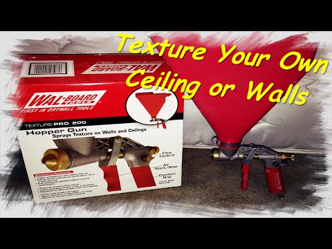 How to Texture Drywall with Wall-Board Tools texture Pro 200.