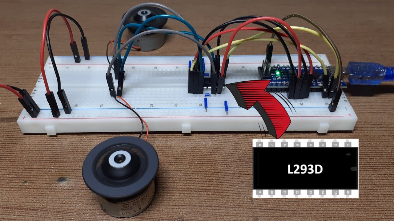 #53 Learn how to use L293D IC in 6 minutes || PR ROBOTICS