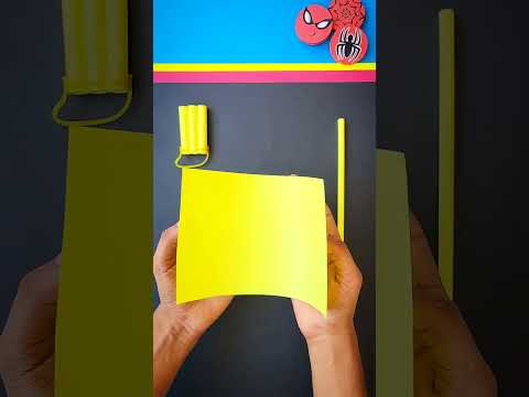 how to make spiderman web shooter , homemade spiderman launcher , best paper gun