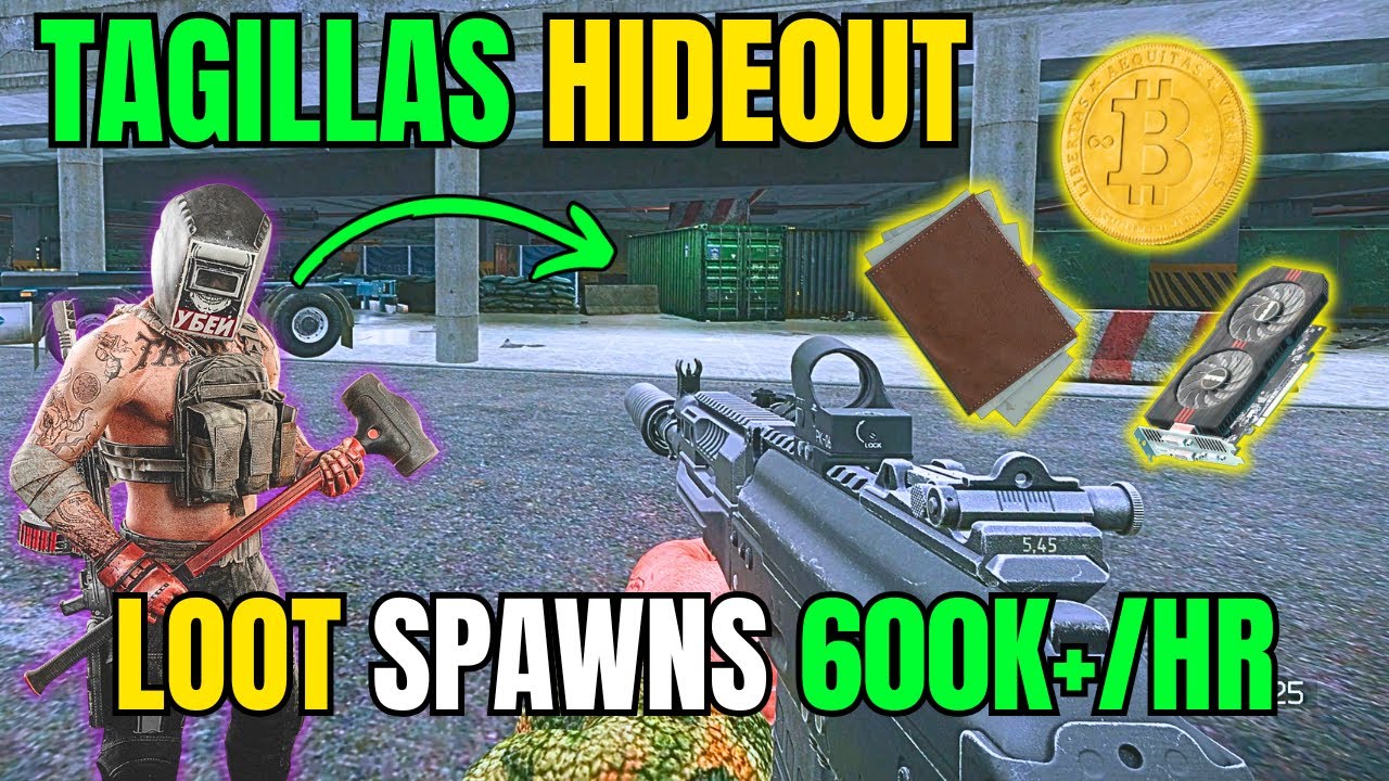 TAGILLA’S HIDEOUT LOOT GUIDE – Make Millions Fast (Best Spawns in Tarkov 1.0)