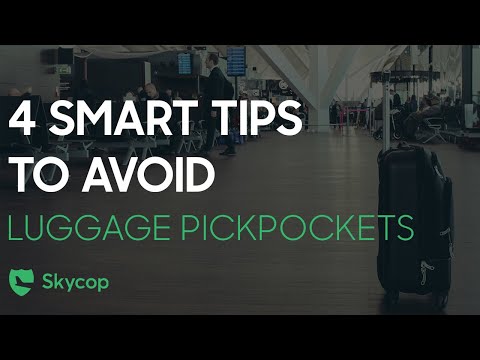4 Smart Tips to Avoid Luggage Pickpockets | Travel Tips - Skycop