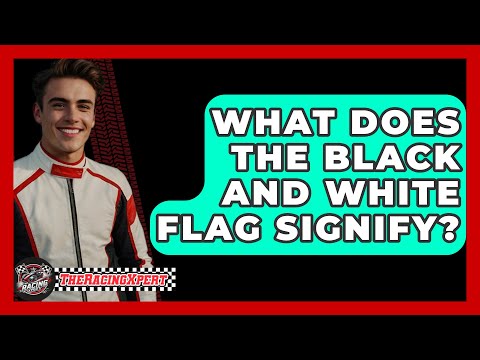 What Does The Black And White Flag Signify? - The Racing Xpert