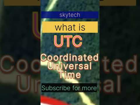 what is UTC? Coordinated Universal Time